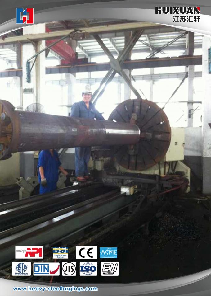Marine Reducer Forged Steel Shafts Finish Machining EF LF VD Melting ...
