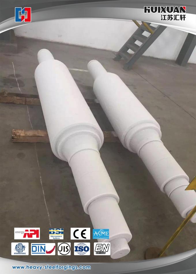 8000T Open Die Hydropess Forged Steel Rolls Solid Cold Roller Forging