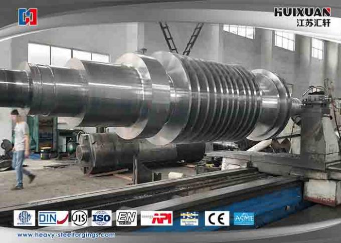 28CrNiMoV Grooving Steam Turbine Rotor Forging Heat Stability Test ...