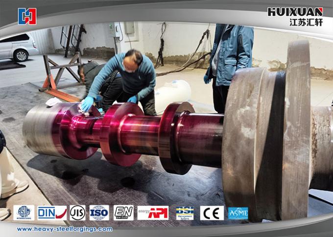 Power Generator Rotor Forging With Grooving Heat Stability Test