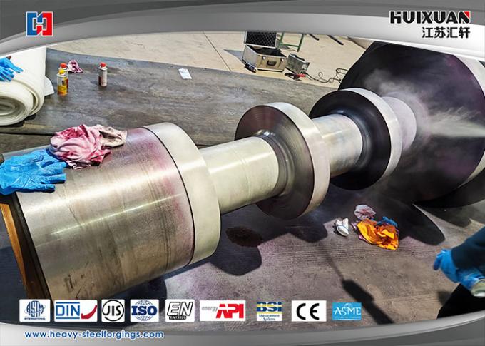 Power Generator Rotor Forging With Grooving Heat Stability Test