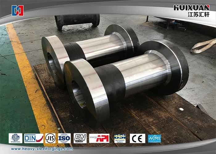 Cylinder I Shaped Grove Stainless Steel Forging , Metal Forging Process ...
