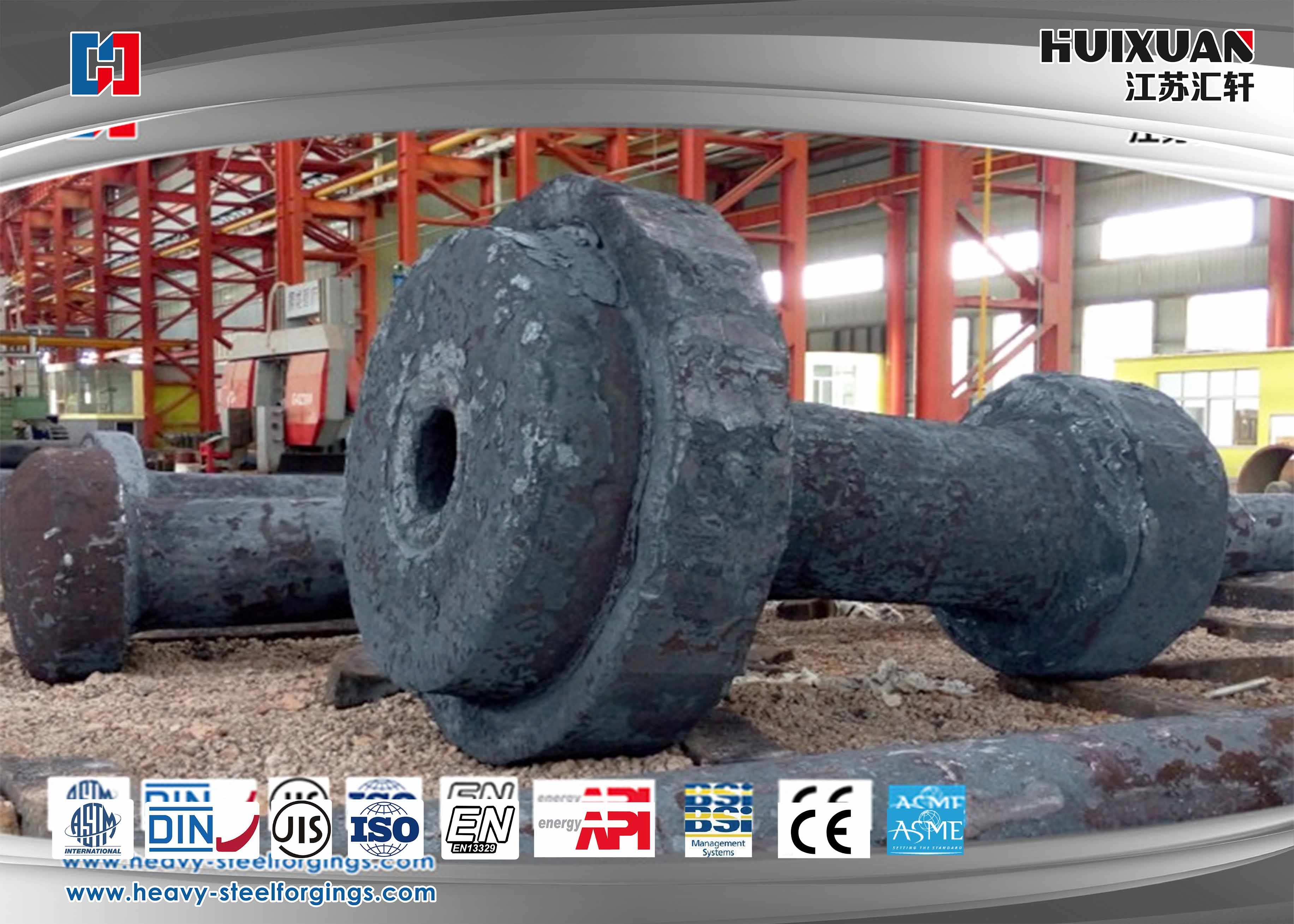 Hydroelectric Generator Turbine Rotor Forging Heat Treatment Custom 20SiMn