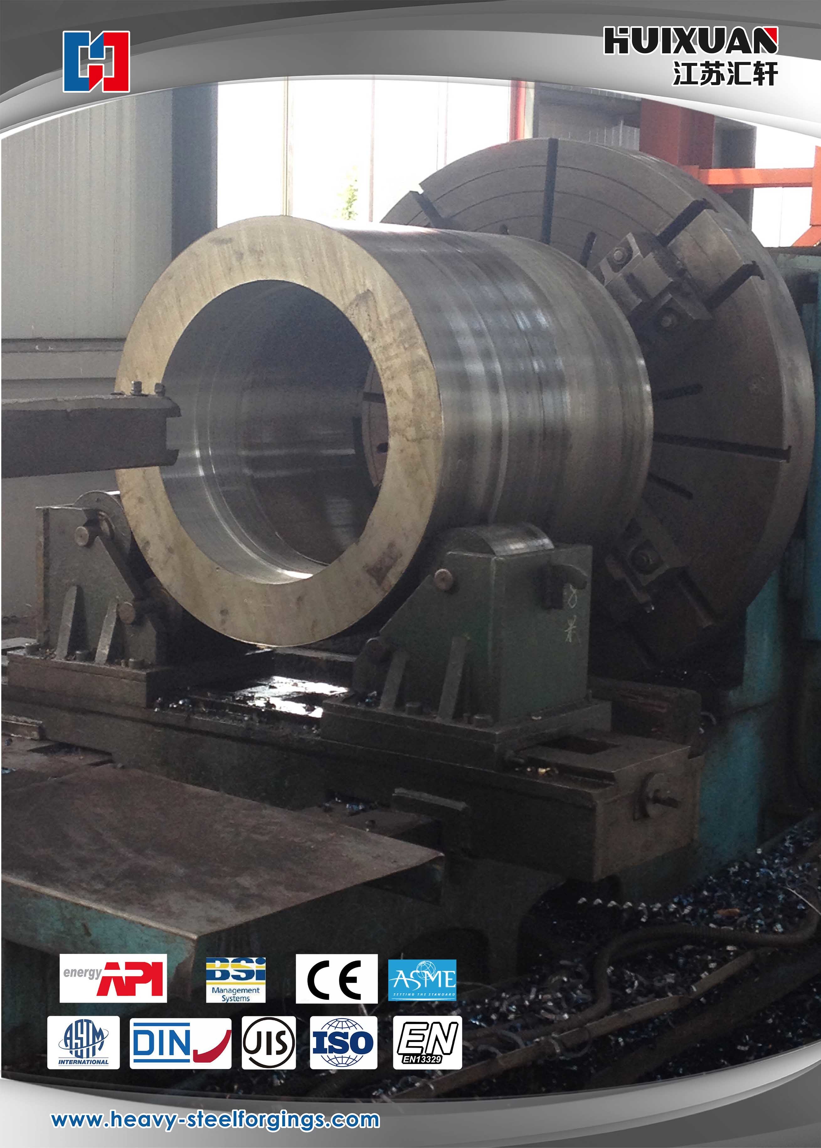 ASTM Standard Forged Steel Rolls , Welding Alloy Steel Roller Shell
