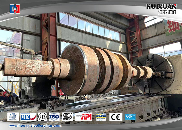 Power Generator Rotor Forging With Grooving Heat Stability Test